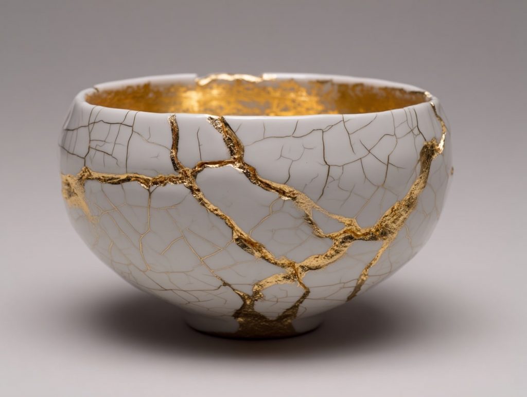 Kintsugi : l’art de réparer la céramique brisée au Japon
